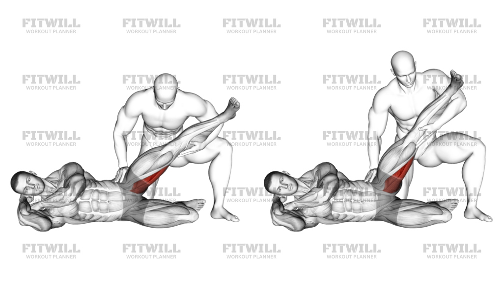 Alongamento Assistido De Adutores Deitado De Lado: Guia de Exercícios ...