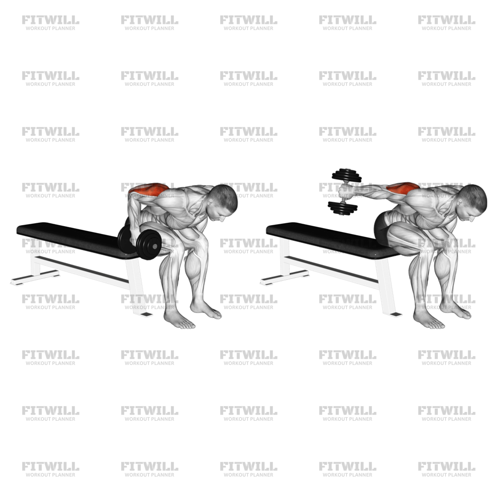 Dumbbell Seated Bent Over Triceps Extension: Exercise Guide, Techniques ...