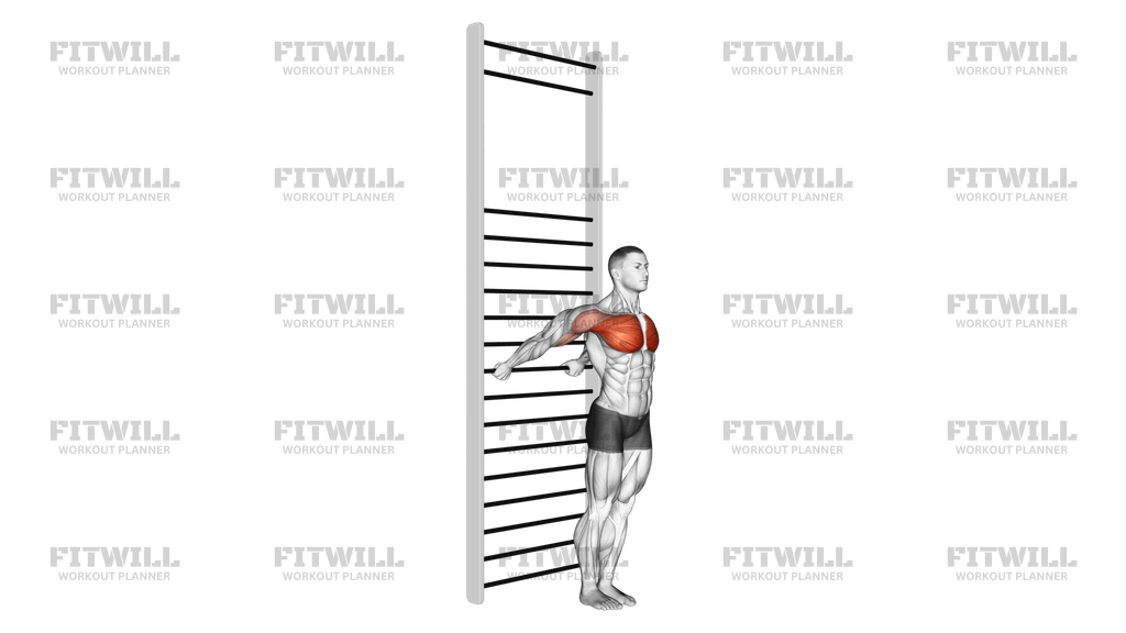 Standing Chest Stretch (with Training Wall Bars): Exercise Guide ...