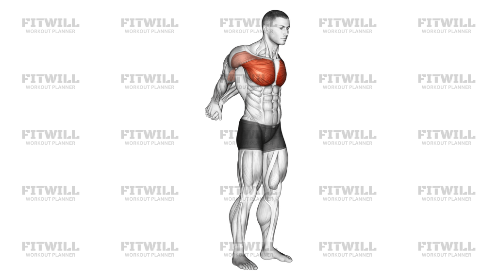Straight Arms Backward Chest Stretch: Exercise Guide, Techniques ...