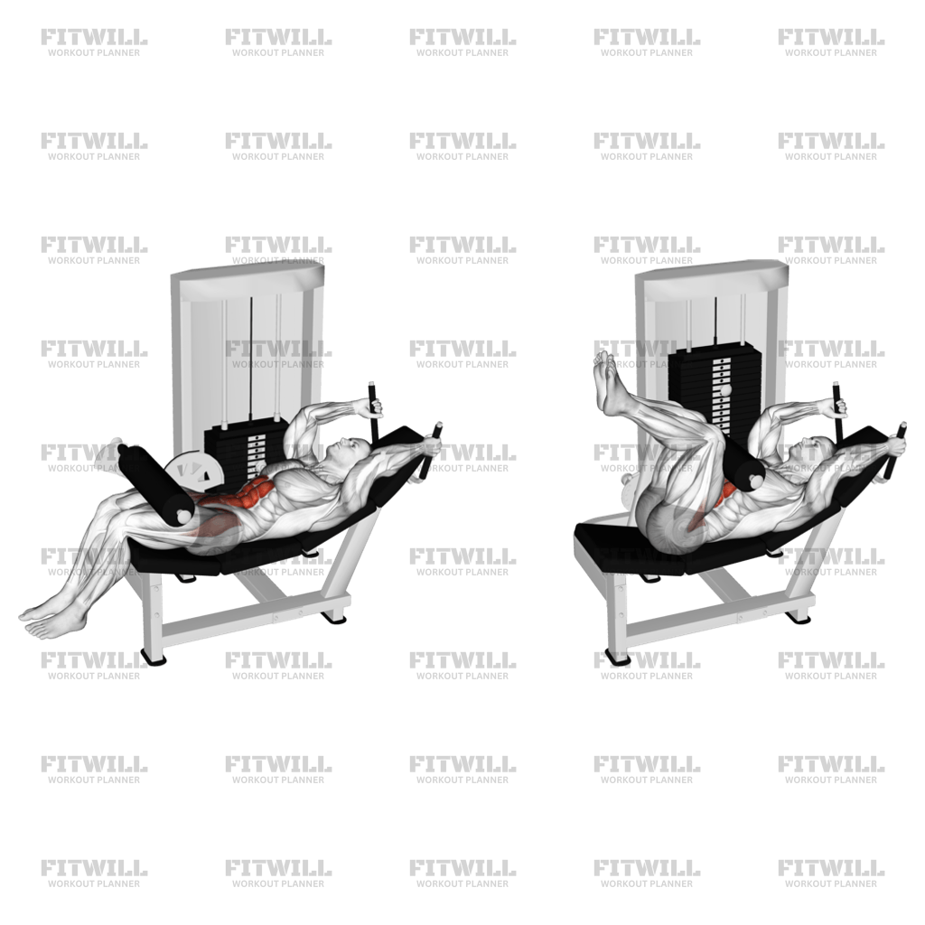 Lever Lying Leg Raise Bent Knee: Exercise Guide, Video, Techniques ...