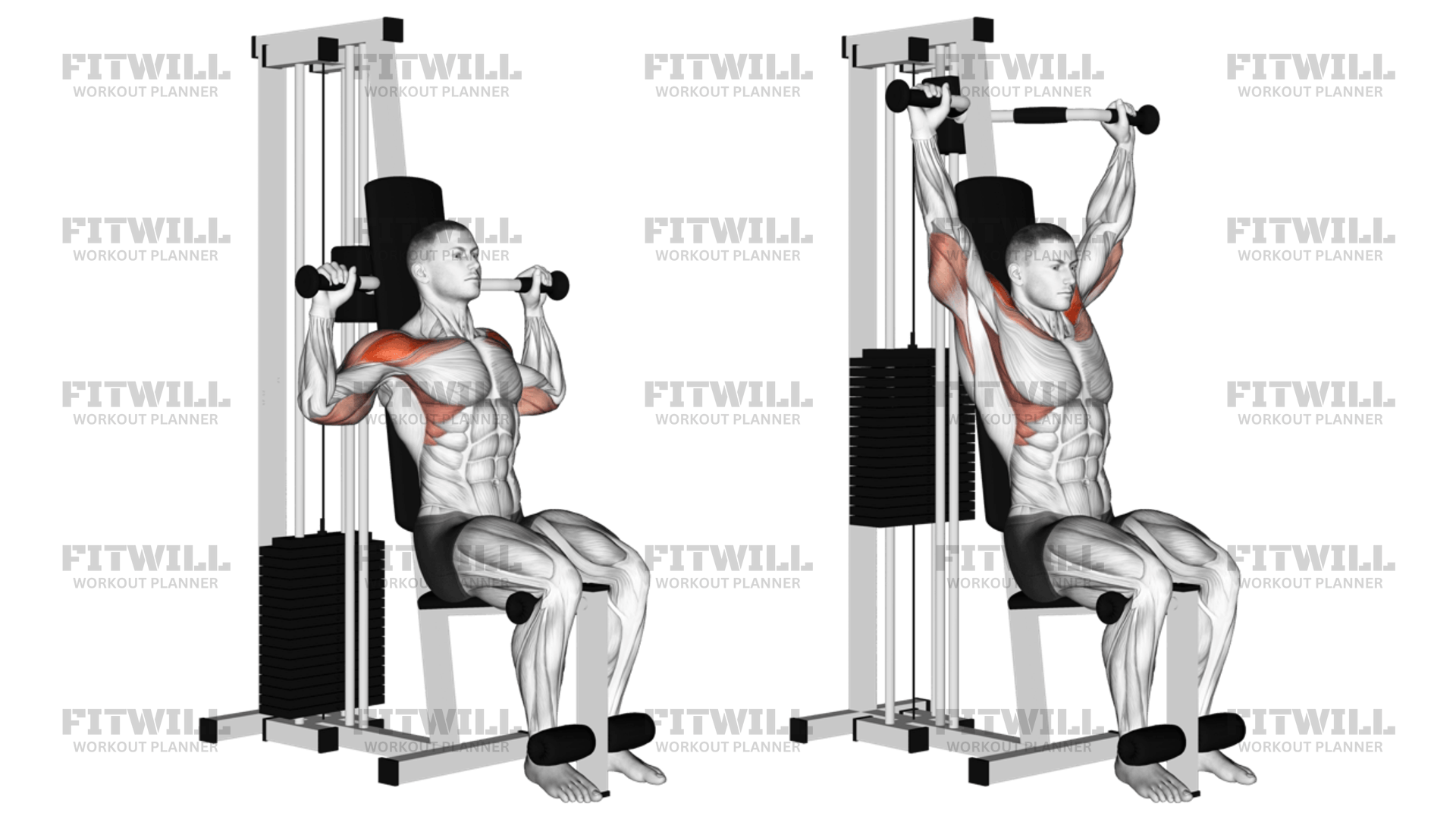 Lever Cable Shoulder Press: Exercise Guide, Techniques, Benefits, How ...