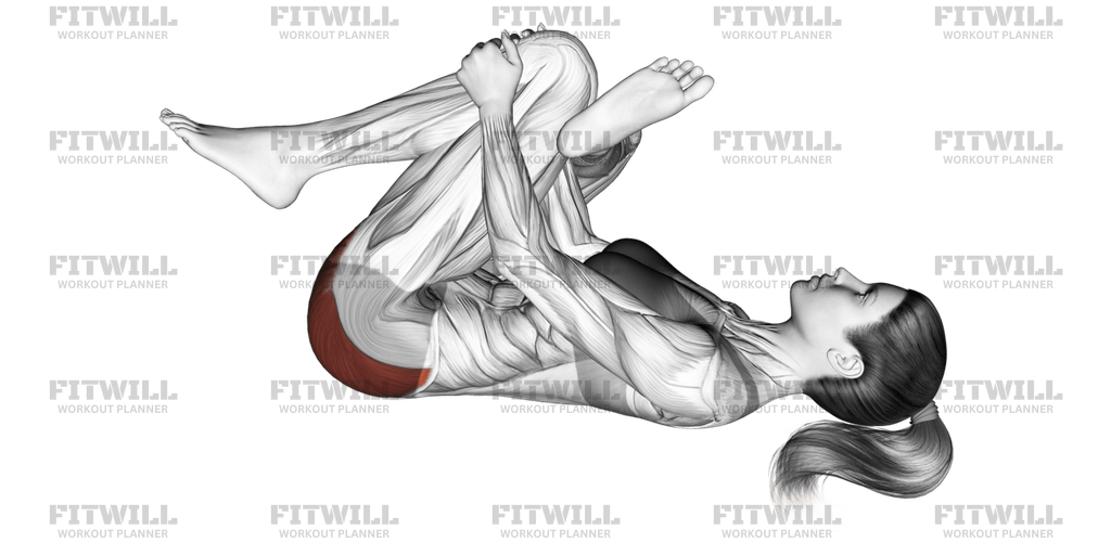Recumbent Hip External Rotator And Hip Extensor Stretch (Crossed Leg ...