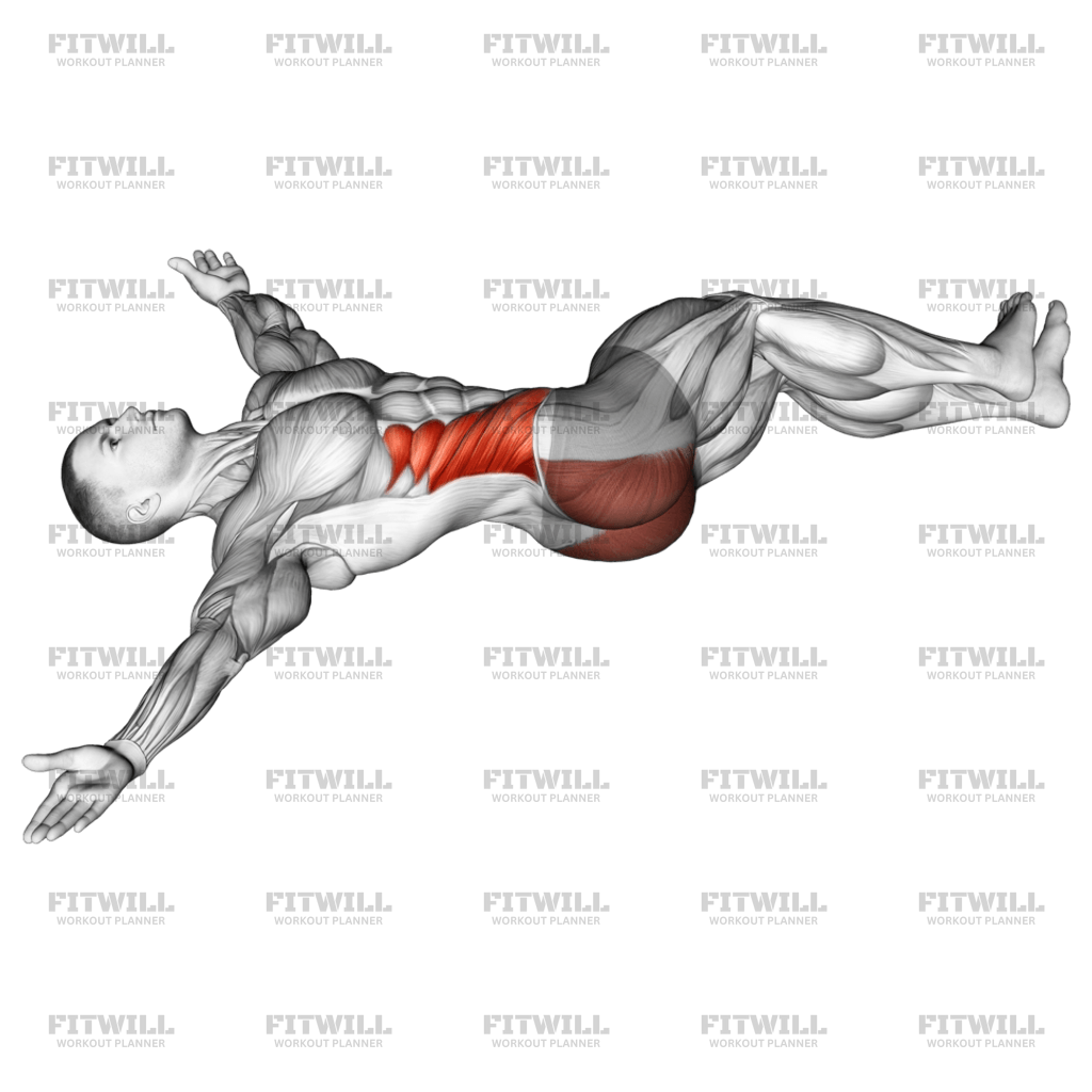 Lying Knee Roll Over Stretch: Exercise Guide, Techniques, Benefits, How ...