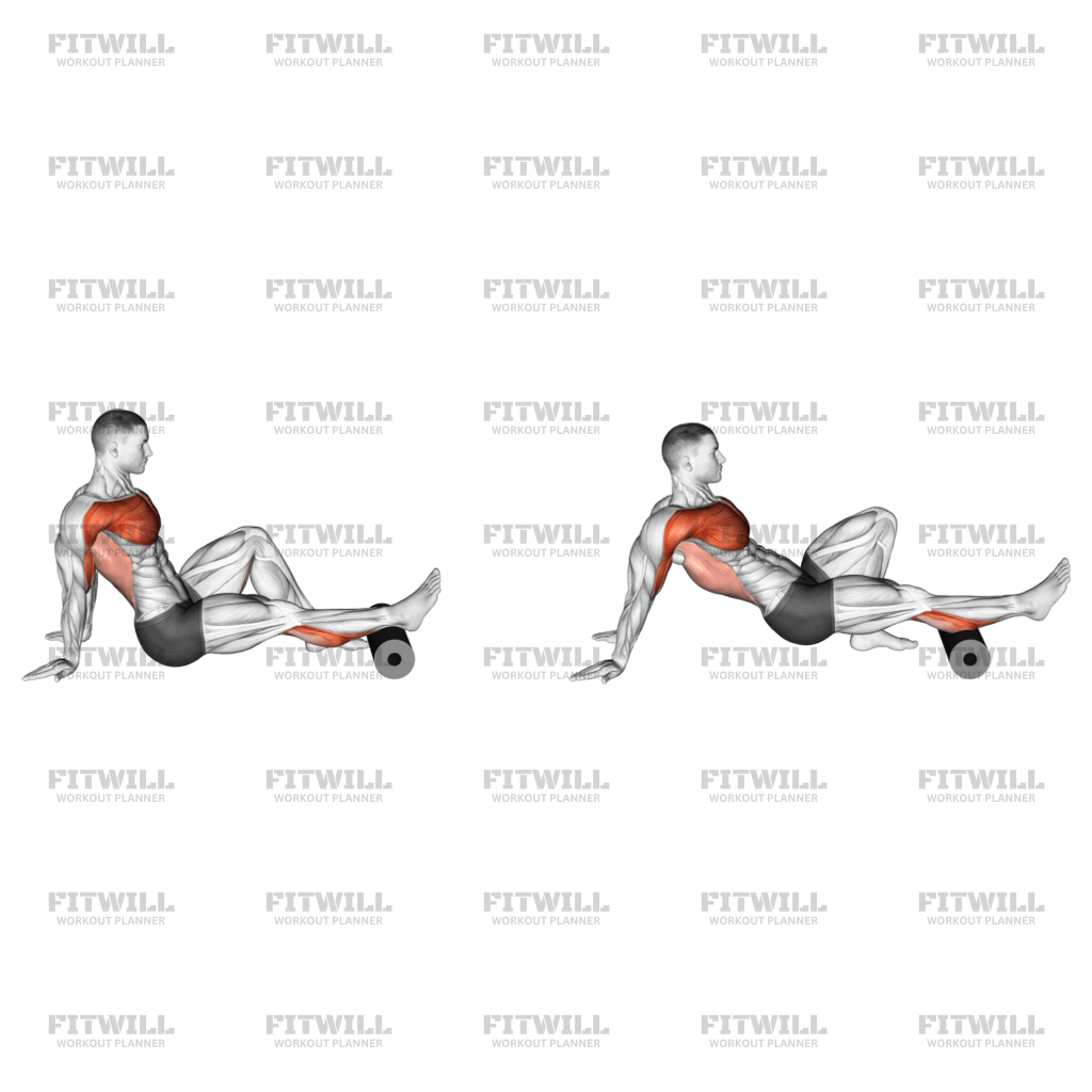 Roll Seated Single Leg Shoulder Flexor Depresor Retractor: Exercise ...