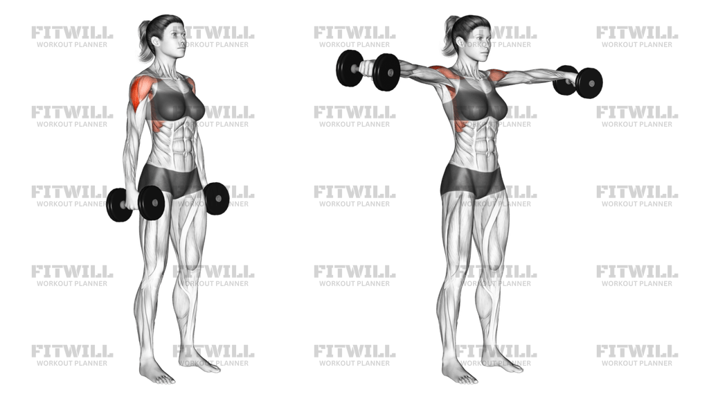 How to do Dumbbell Standing Lateral Raise: Techniques, Benefits, Tips ...