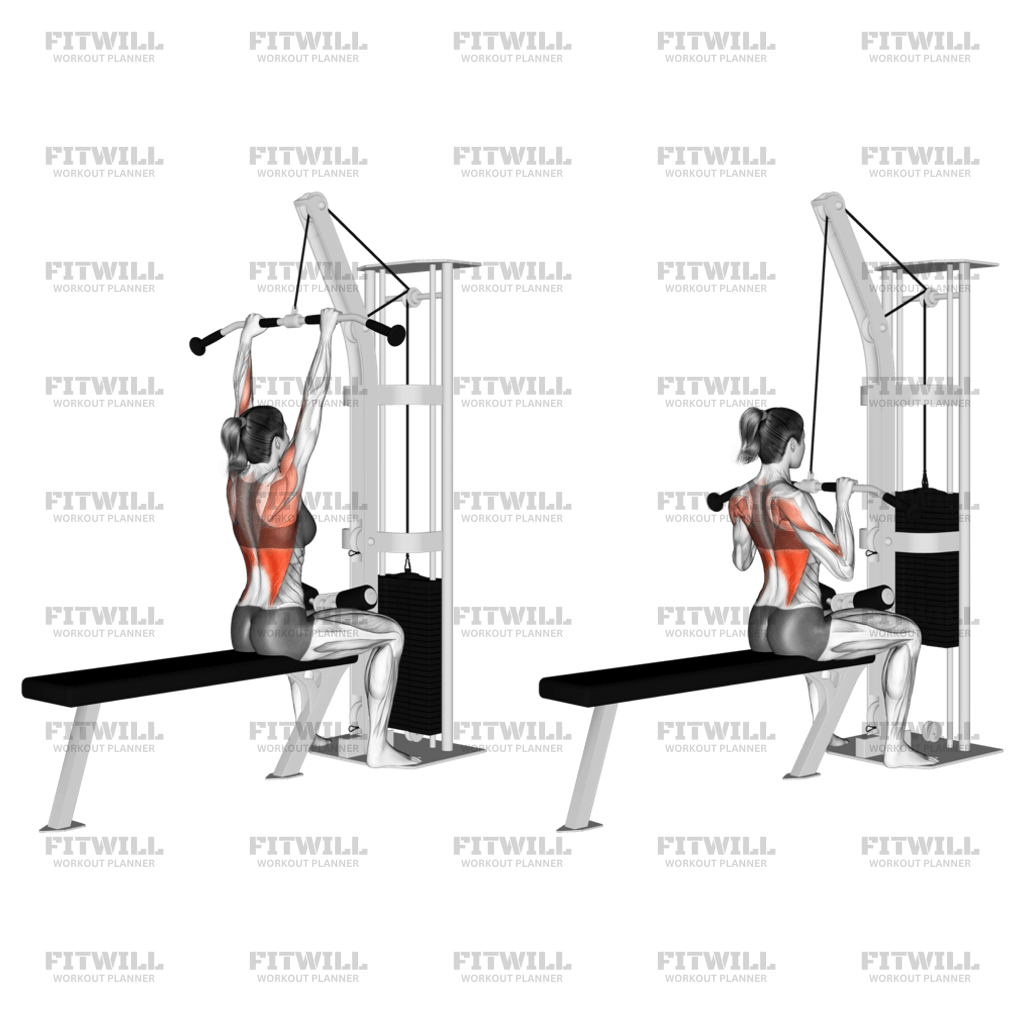 Cable Pulldown: Exercise Guide, Techniques, Benefits, How to, Muscles ...