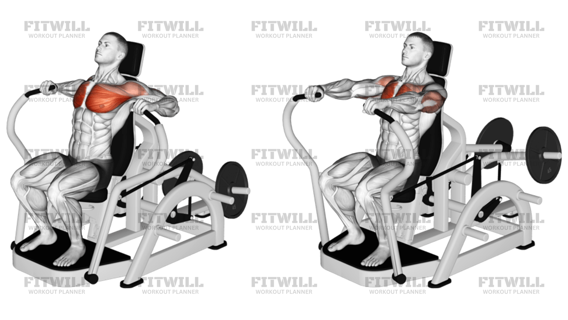 Lever Chest Press (VERSION 4): Exercise Guide, Video, Techniques ...