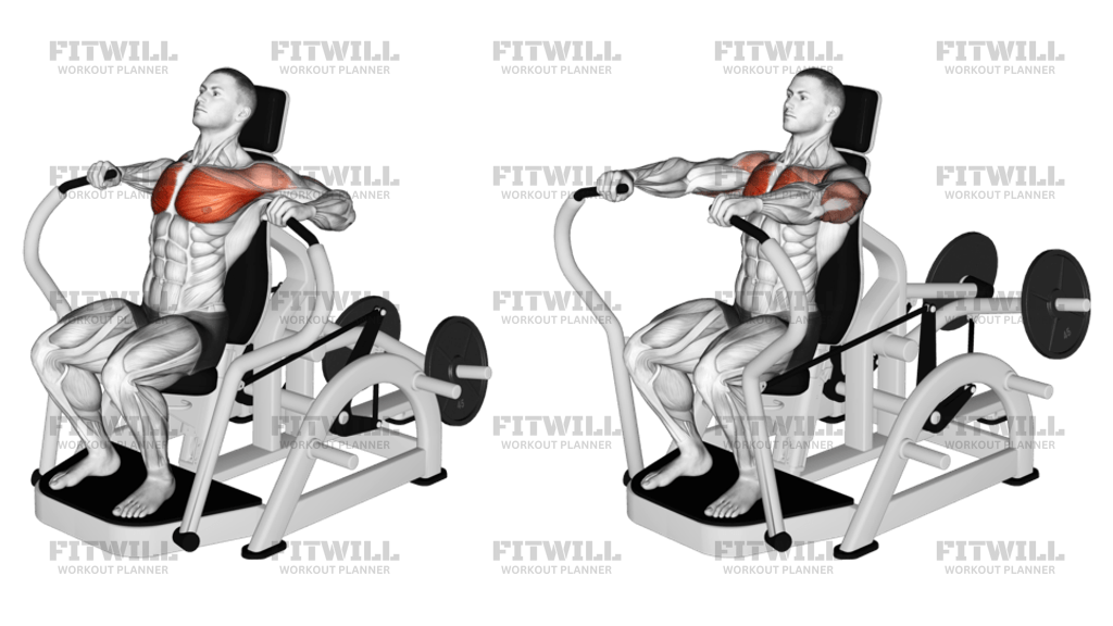 Lever Chest Press (VERSION 4): Exercise Guide, Video, Techniques ...