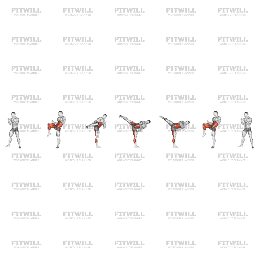 Front Leg Hook Kick. Kickboxing: Exercise Guide, Techniques, Benefits ...