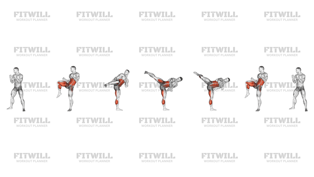 Front Leg Hook Kick Kickboxing: Exercise Guide, Techniques, Benefits ...
