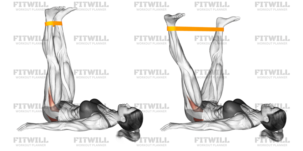 Resistance Band Lying Abduction: Exercise Guide, Video, Techniques ...