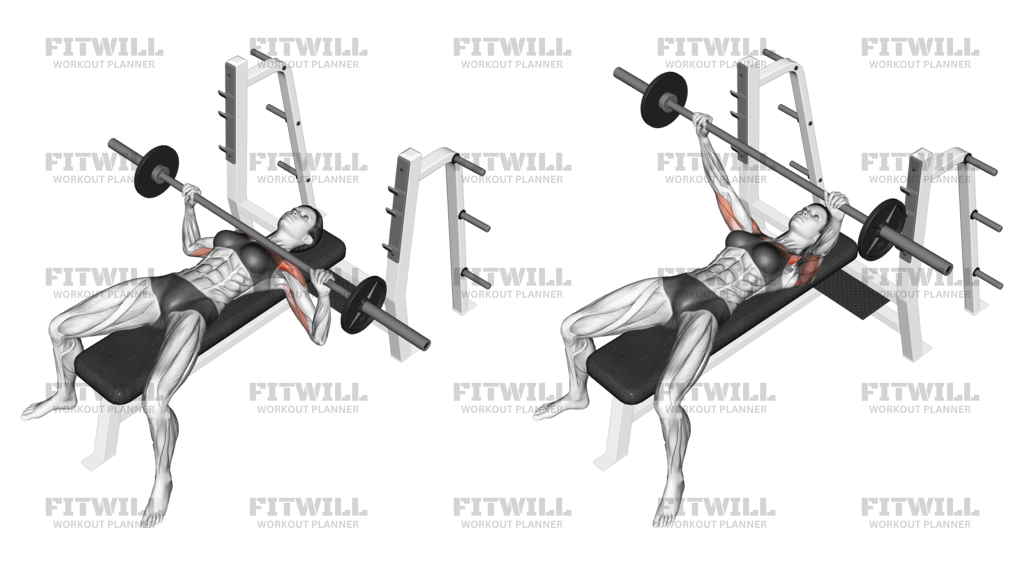 Barbell Bench Press: Exercise Guide, Video, Techniques, Benefits, How ...