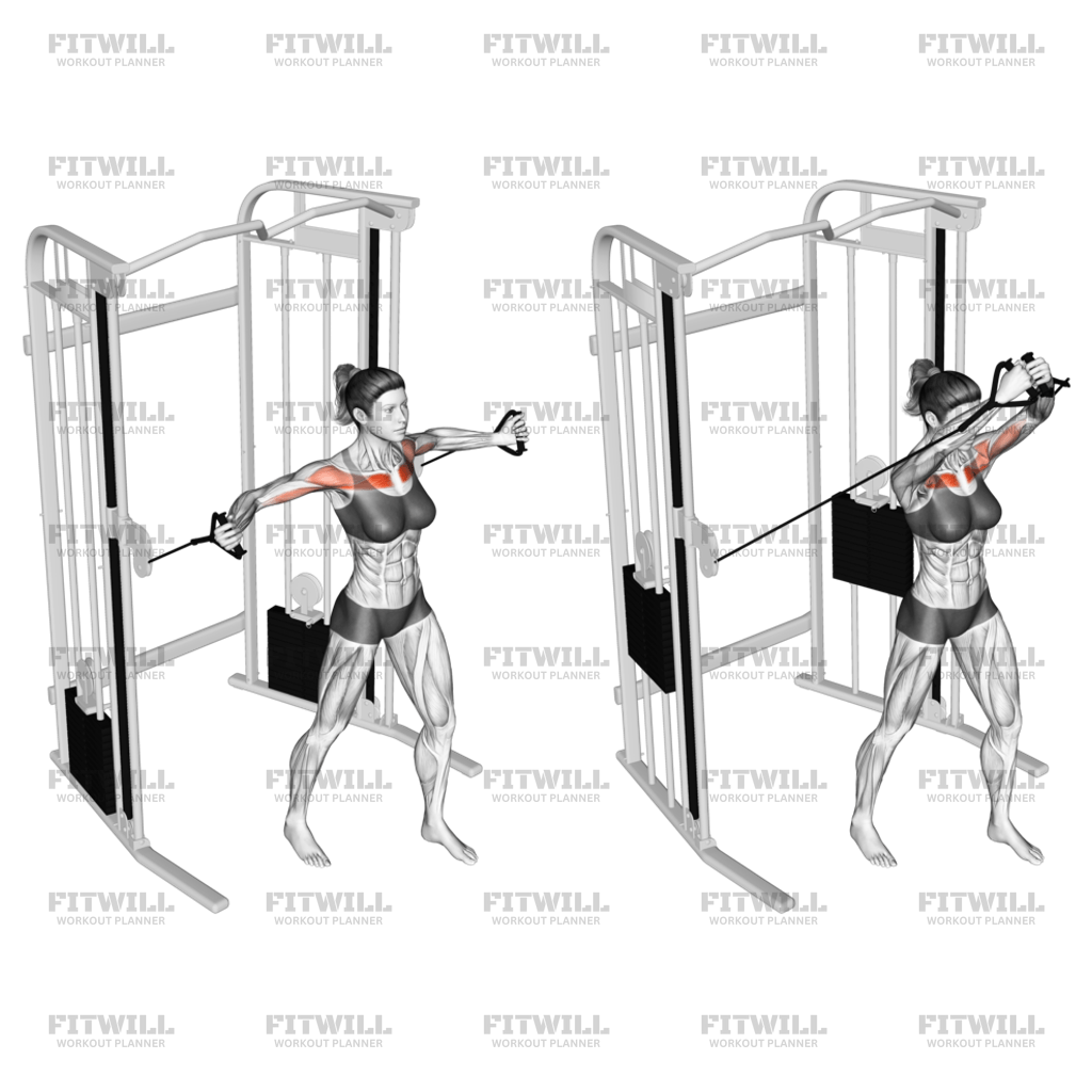 Cable Upper Chest Crossovers: Exercise Guide, Video, Techniques ...