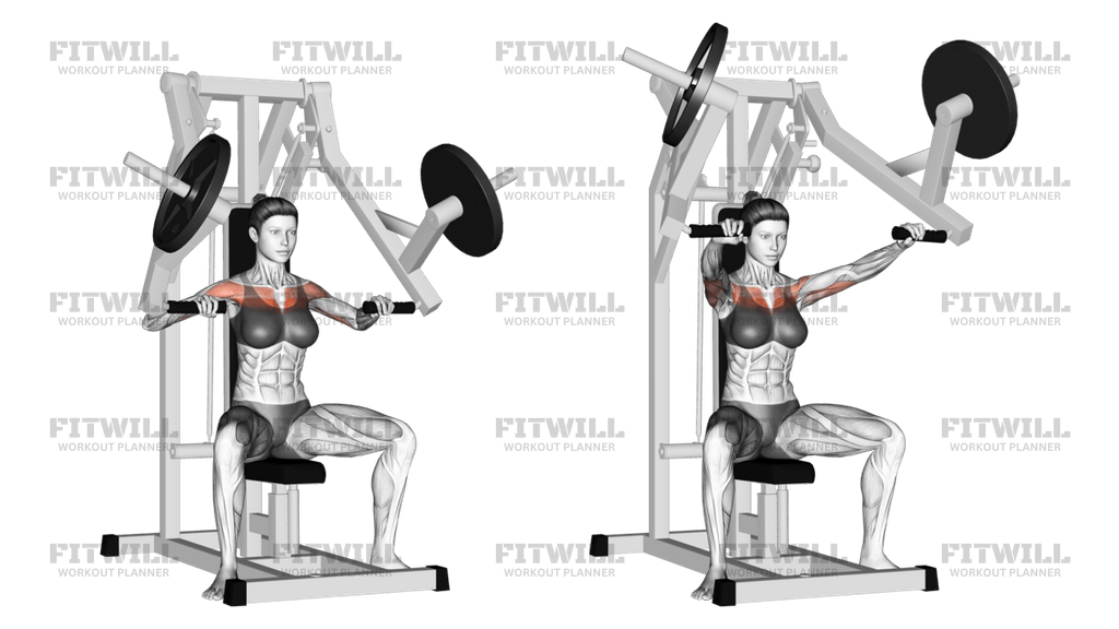 Lever Chest Press (plate Loaded): Exercise Guide, Video, Techniques ...
