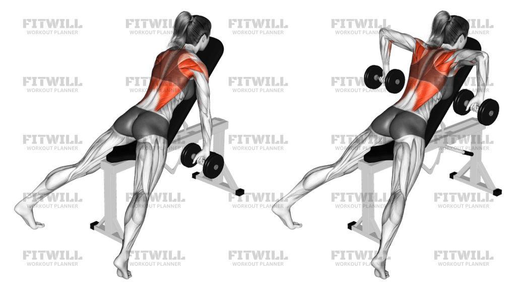 Dumbbell Incline Row: Exercise Guide, Video, Techniques, Benefits, How ...