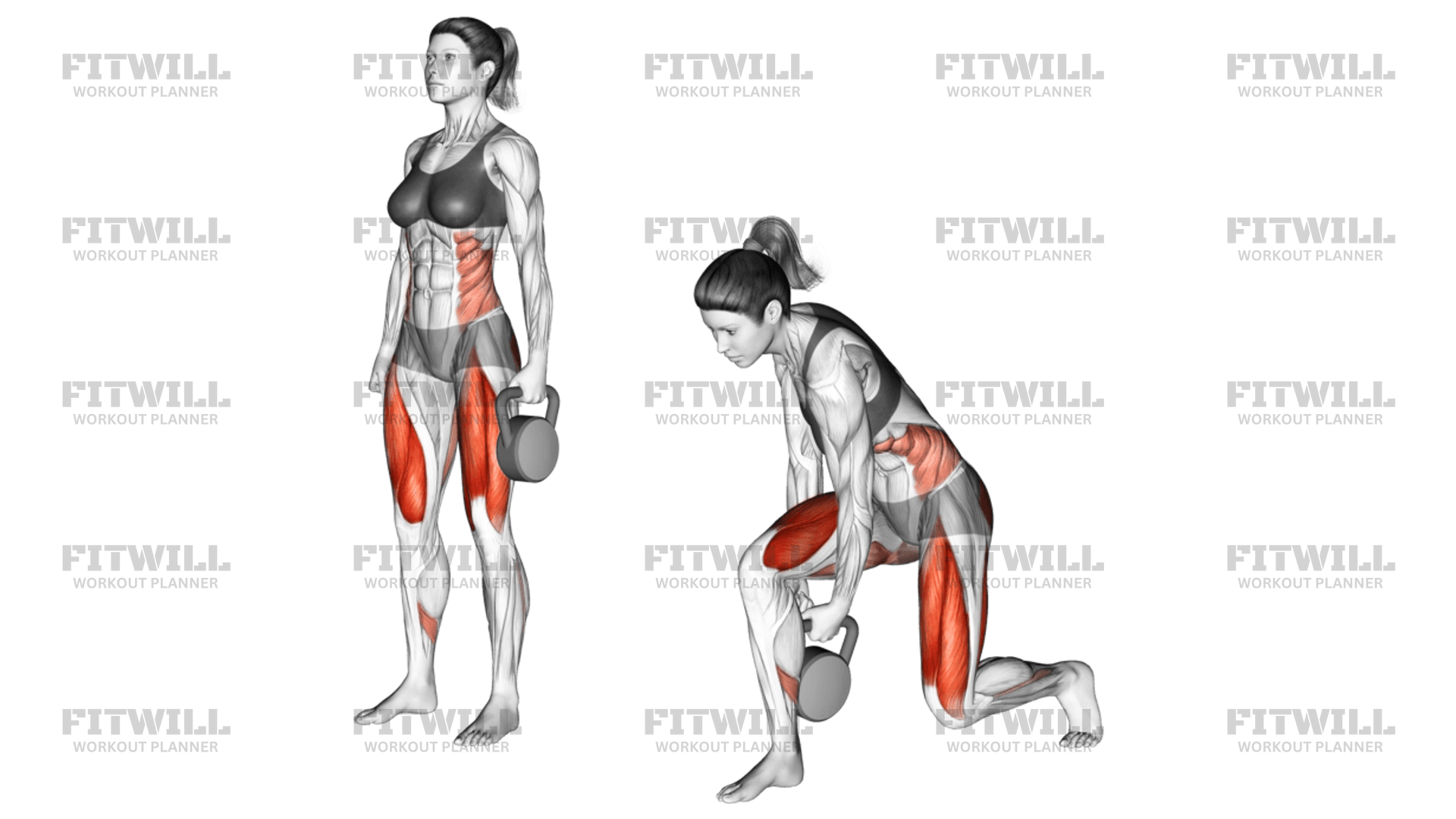 Kettlebell Lunge Pass Through Exercise Guide Techniques Benefits