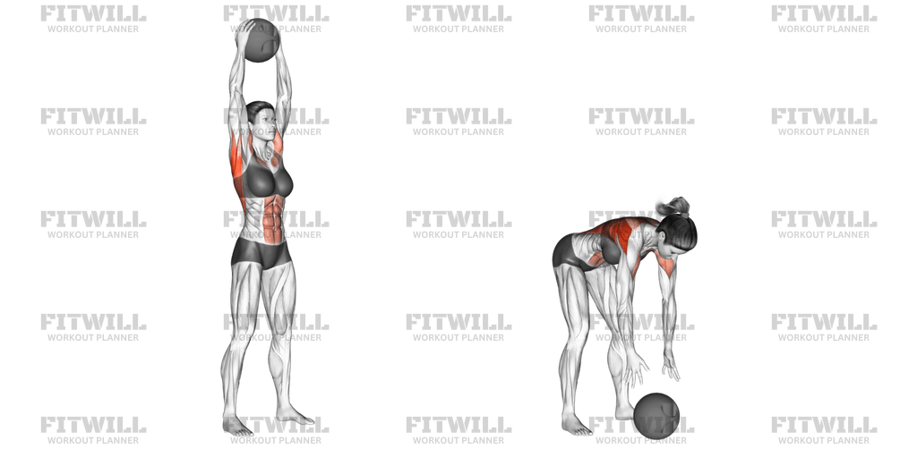 Medicine Ball Overhead Slam: Exercise Guide, Video, Techniques ...