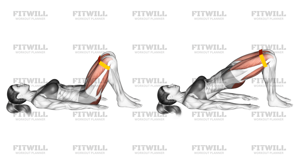 Resistance Band Glute Bridge: Exercise Guide, Video, Techniques ...