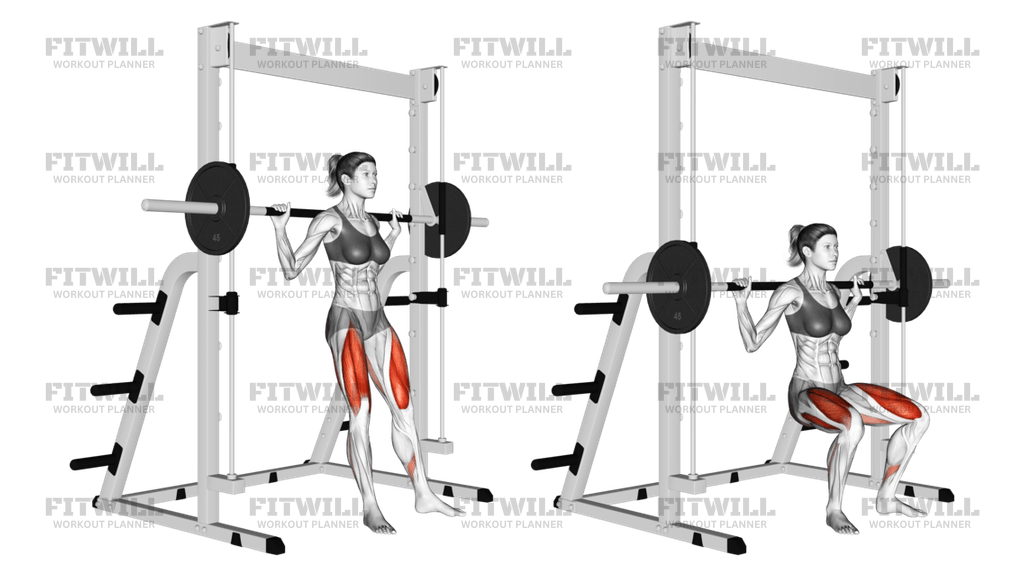 Smith Chair Squat: Exercise Guide, Video, Techniques, Benefits, How to ...