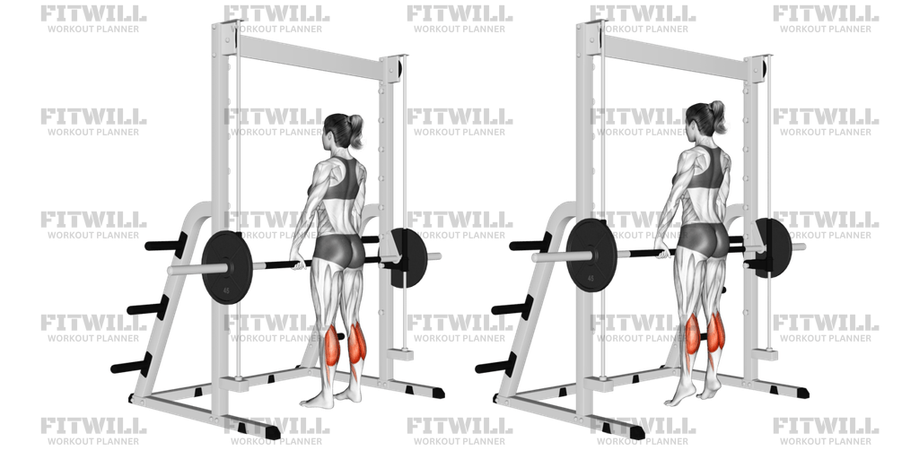 Smith Standing Leg Calf Raise: Exercise Guide, Video, Techniques ...