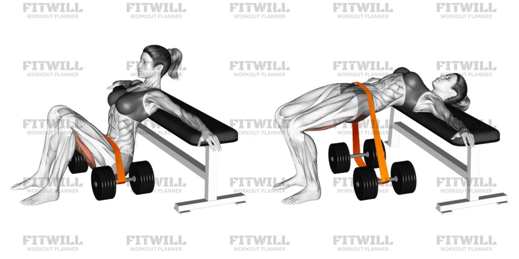 Resistance Band Hip Thrust: Exercise Guide, Video, Techniques, Benefits ...