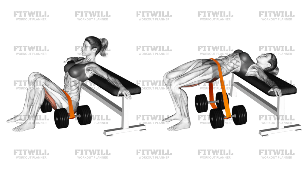 Resistance Band Hip Thrust: Exercise Guide, Video, Techniques, Benefits ...