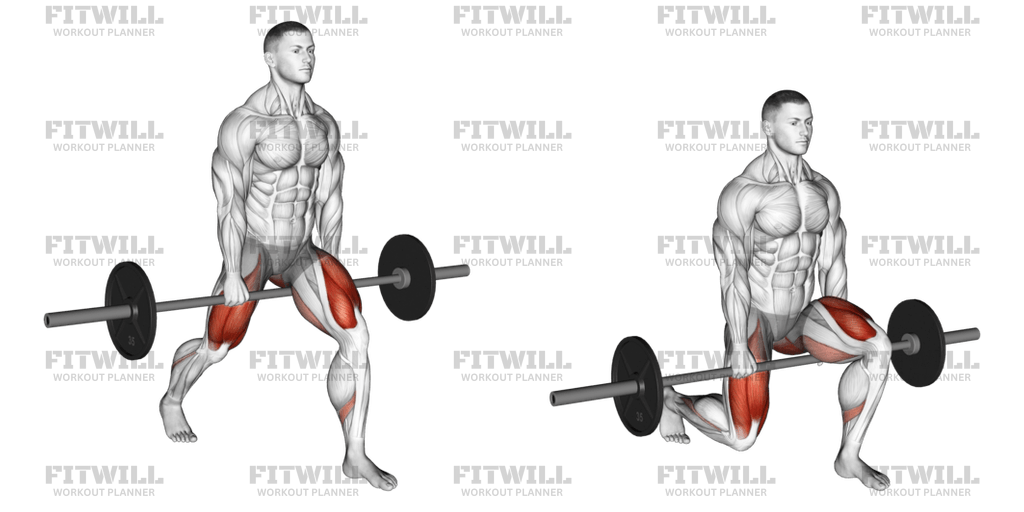 Barbell Split Squat: Exercise Guide, Video, Techniques, Benefits, How to, Muscles Worked, Tips ...