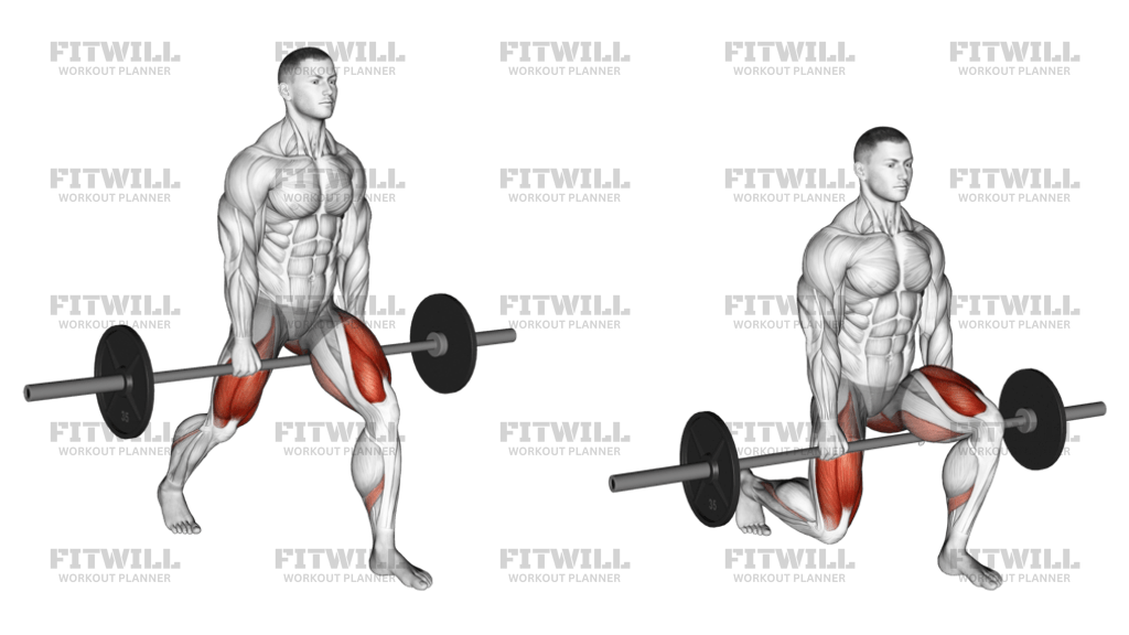 Barbell Split Squat: Exercise Guide, Video, Techniques, Benefits, How to, Muscles Worked, Tips ...
