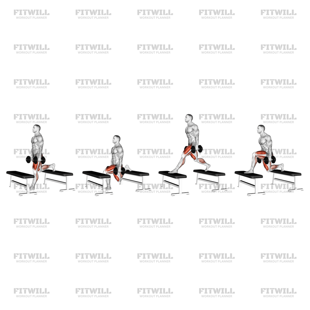 Dumbbell Step-Up Split Squat: Exercise Guide, Techniques, Benefits, How ...