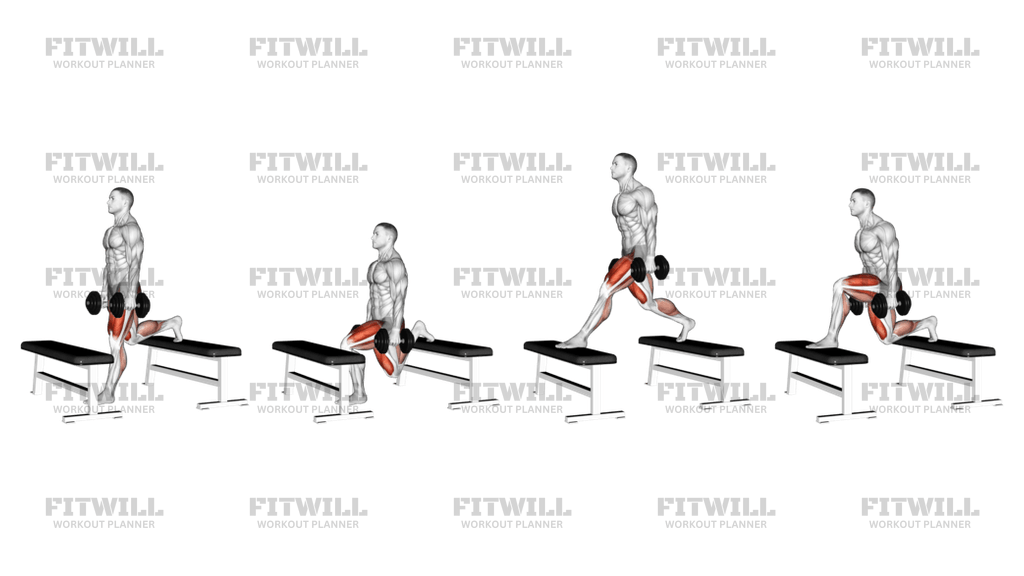Dumbbell Step-up Split Squat: Exercise Guide, Techniques, Benefits, How ...