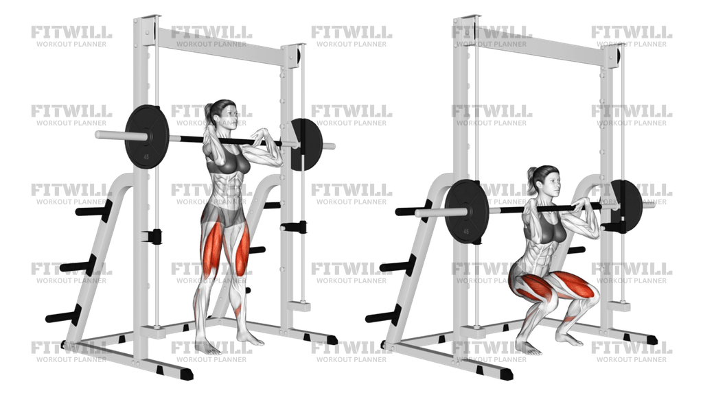 Smith Front Squat (Clean Grip): Exercise Guide, Techniques, Benefits ...