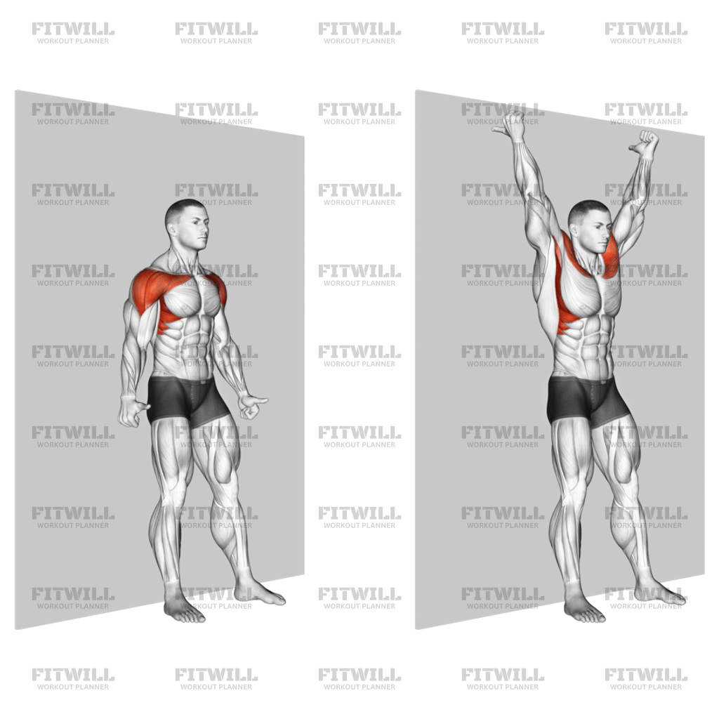 Shoulder Flexion Back To Wall: Exercise Guide, Techniques, Benefits ...