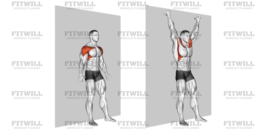 Shoulder Flexion Back To Wall: Exercise Guide, Techniques, Benefits ...