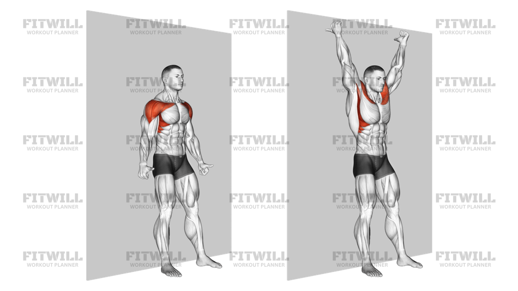 Shoulder Flexion Back To Wall: Exercise Guide, Techniques, Benefits ...