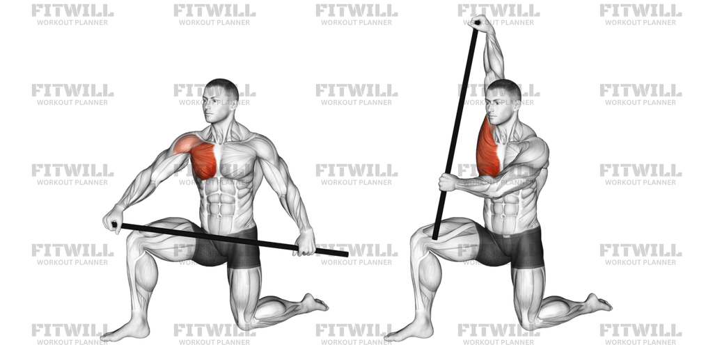 Half Kneeling PVC Pec Mobilization Stretch: Exercise Guide, Techniques ...