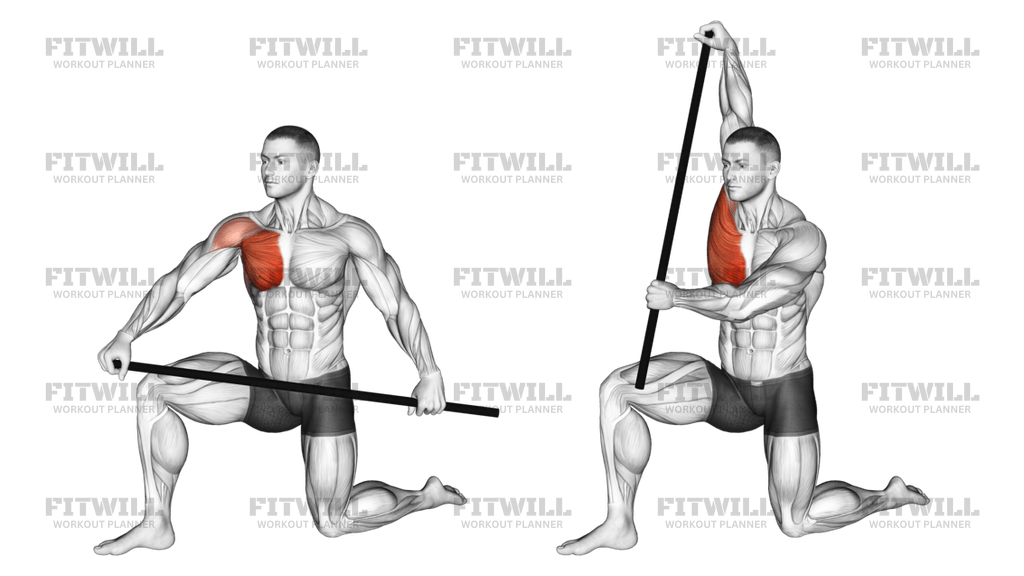 Half Kneeling PVC Pec Mobilization Stretch: Exercise Guide, Techniques ...
