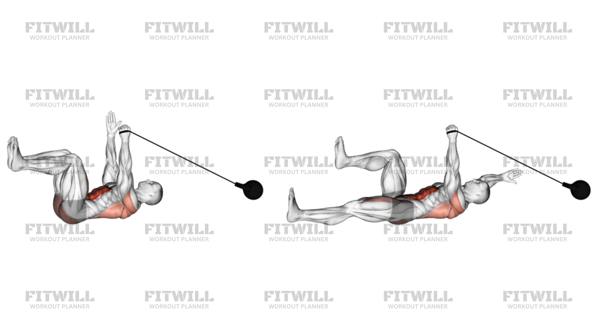 Band Upper Body Resistance Dead Bug: Exercise Guide, Techniques ...