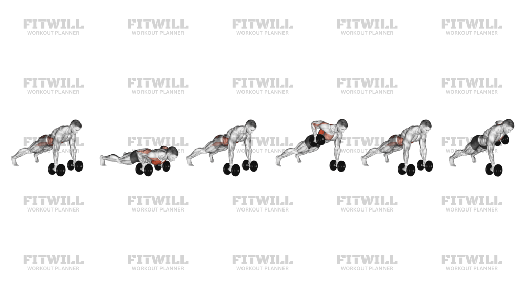 Plank Push Up Row: Exercise Guide, Video, Techniques, Benefits, How to ...