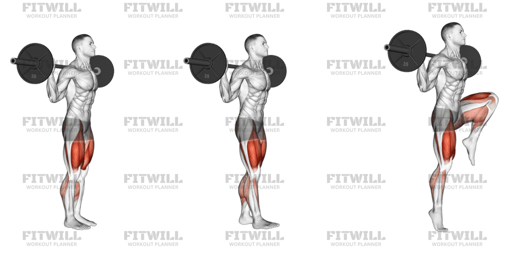 Barbell Walk Calves Activation: Exercise Guide, Techniques, Benefits ...