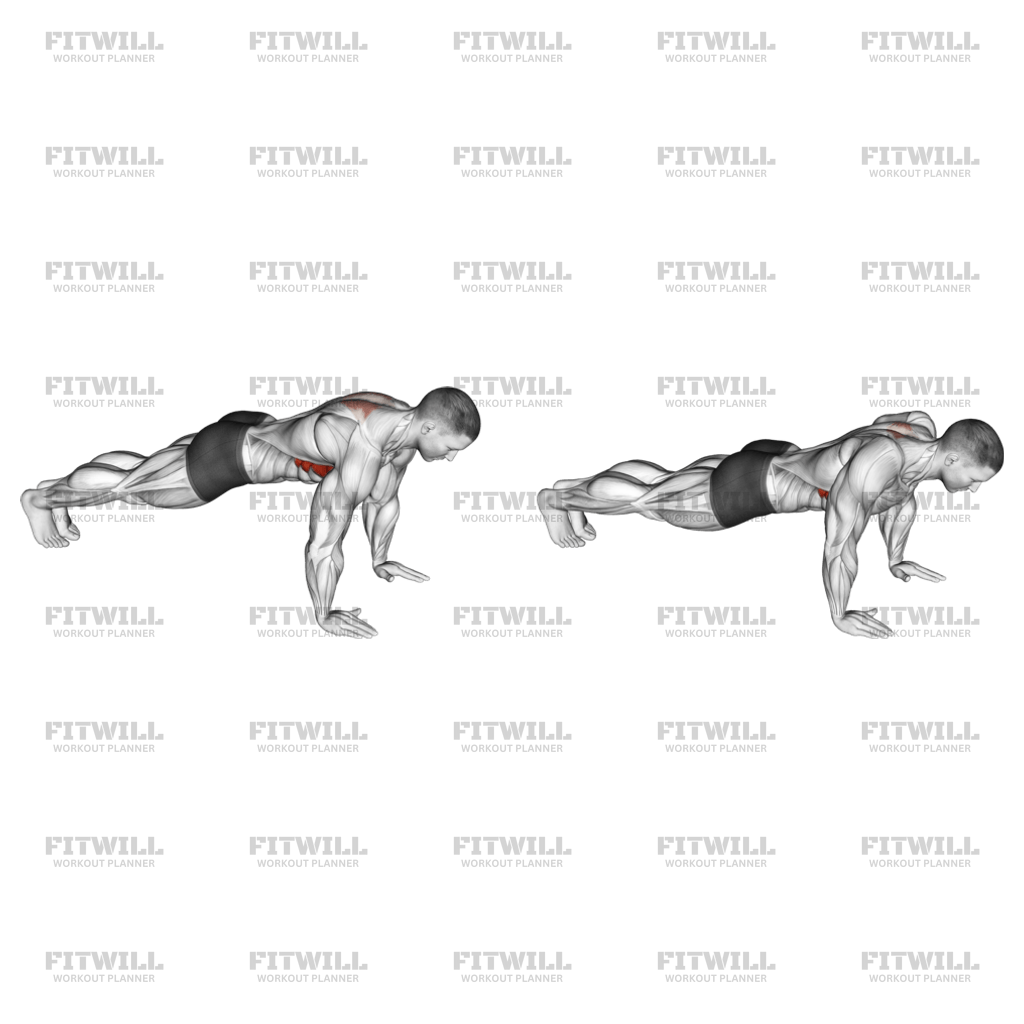 Scapula Push-up: Exercise Guide, Video, Techniques, Benefits, How to ...