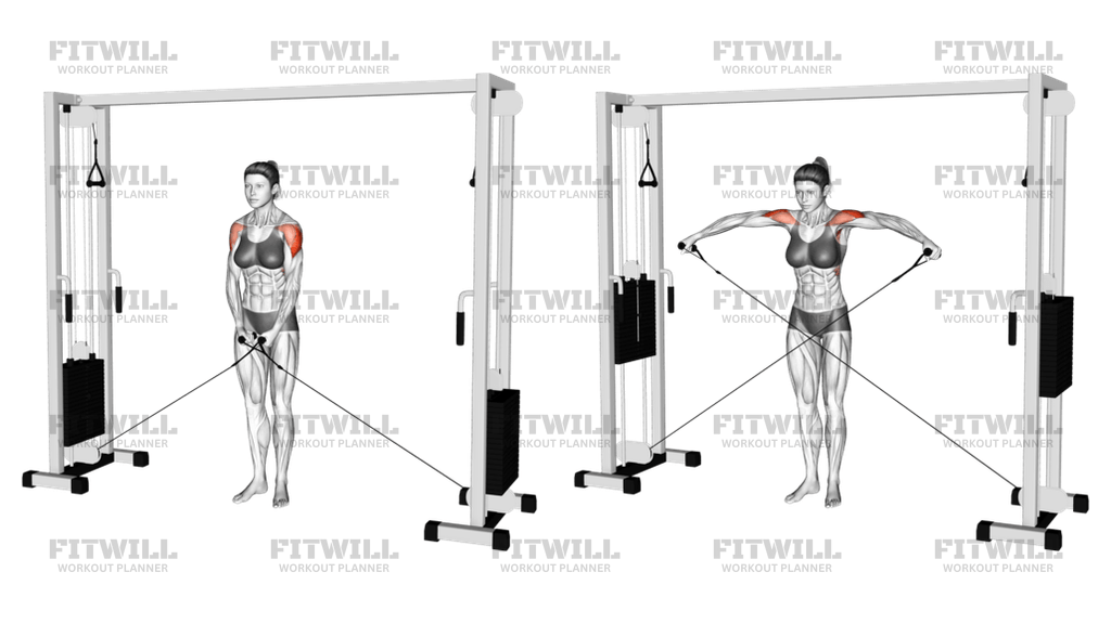Cable Lateral Raise: Exercise Guide, Video, Techniques, Benefits, How ...