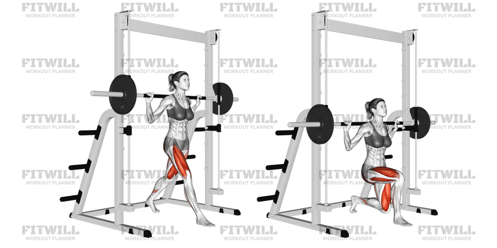 Smith Split Squat: Exercise Guide, Video, Techniques, Benefits, How to ...