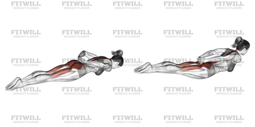 Prone Cobra Hands Interlocked: Exercise Guide, Techniques, Benefits ...