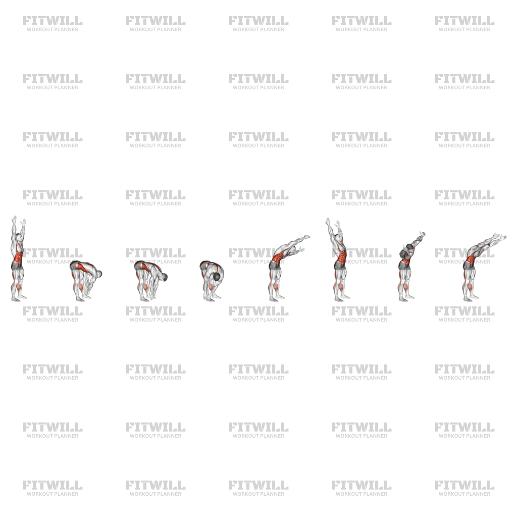 Arms Apart Circular Toe Touch: Exercise Guide, Video, Techniques ...