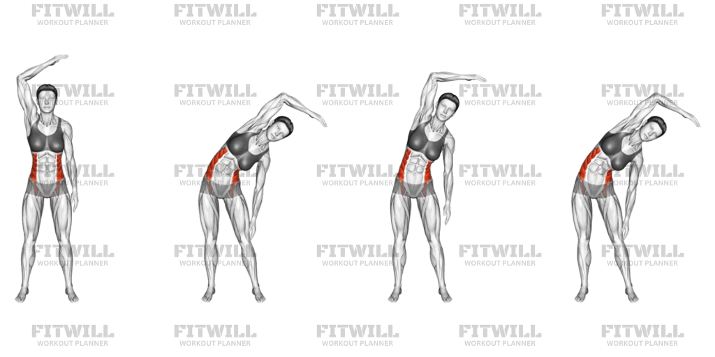 Standing Two Side Bend (bent Arm): Exercise Guide, Video, Techniques ...