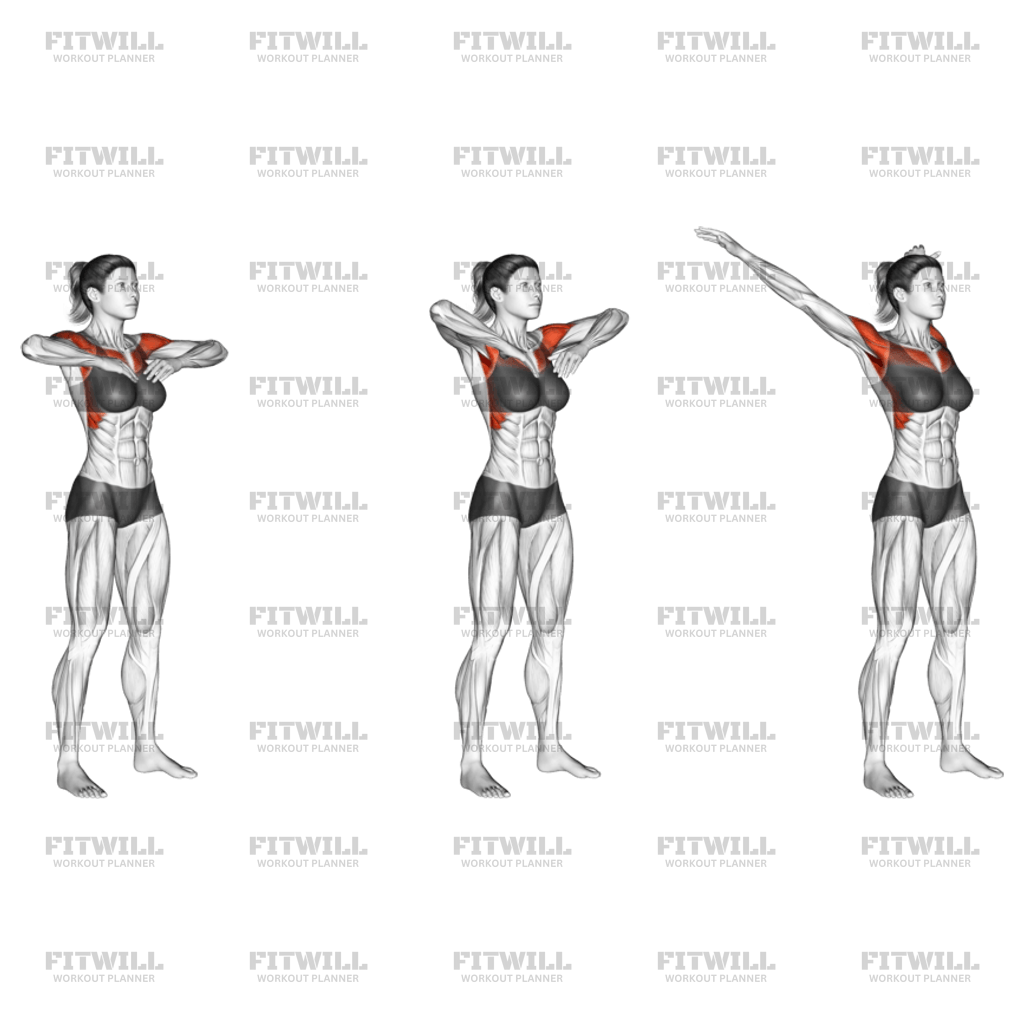 Standing Arms Flinging _Shoulders: Exercise Guide, Video, Techniques ...