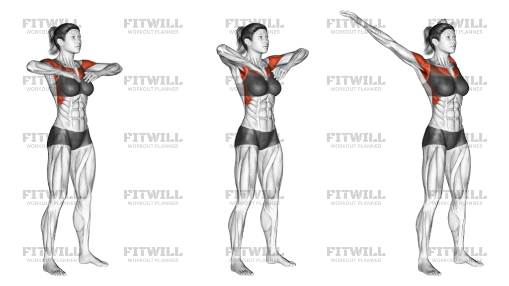 Standing Arms Flinging _shoulders: Exercise Guide, Video, Techniques ...