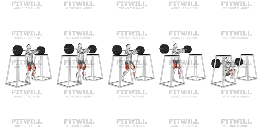 Barbell Front Squat (from Blocks): Exercise Guide, Techniques, Benefits ...