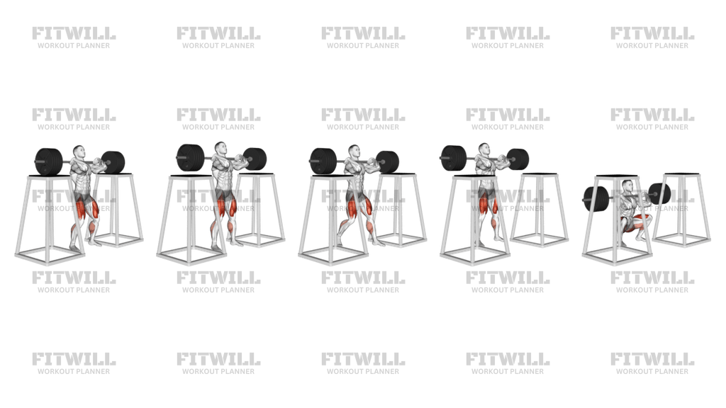 Barbell Front Squat (from Blocks): Exercise Guide, Techniques, Benefits ...